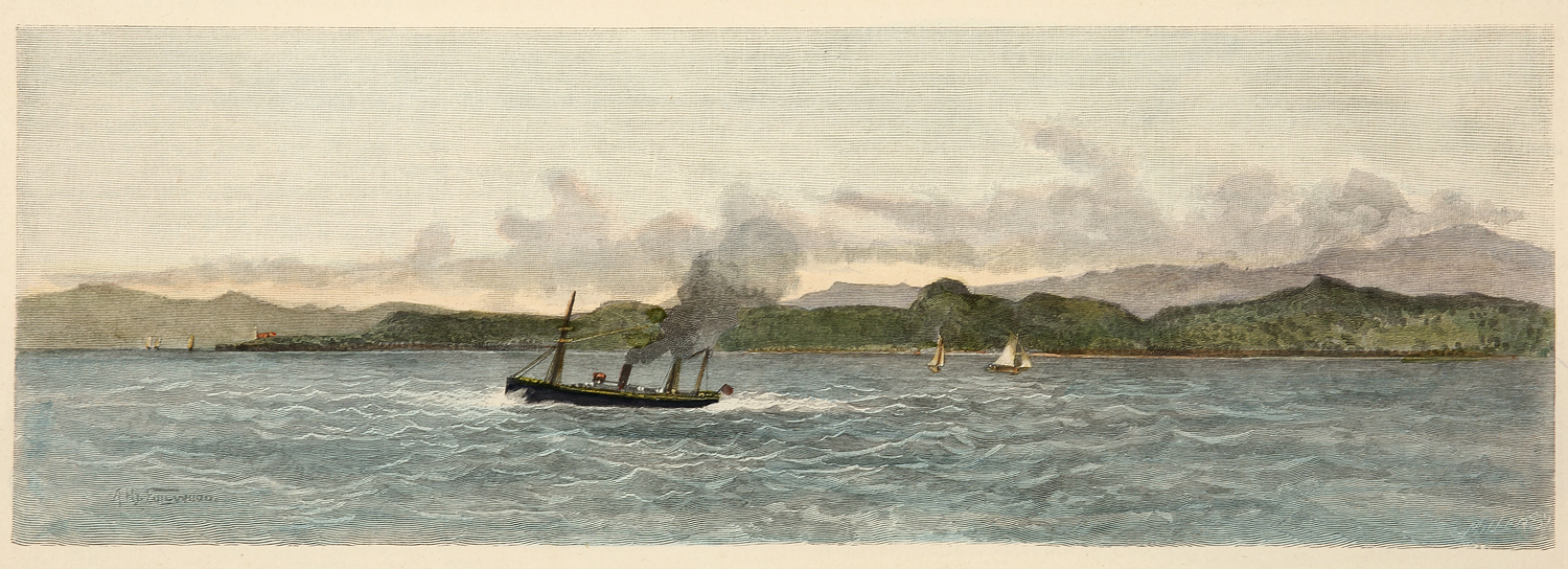 Green Cape and Disaster Bay. Mount Imlay in the Distance. - Antique ...