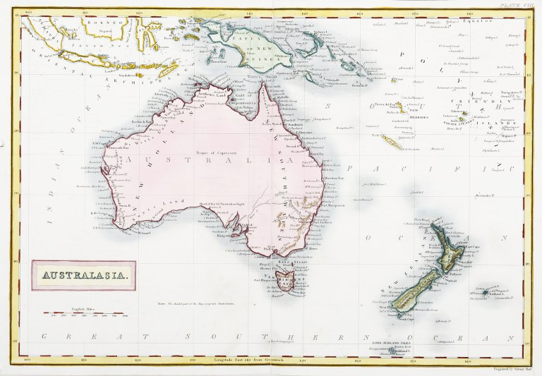 Australasia. | Antique Print Map Room