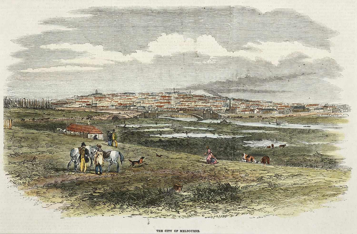 The City of Melbourne - Antique Print Map Room