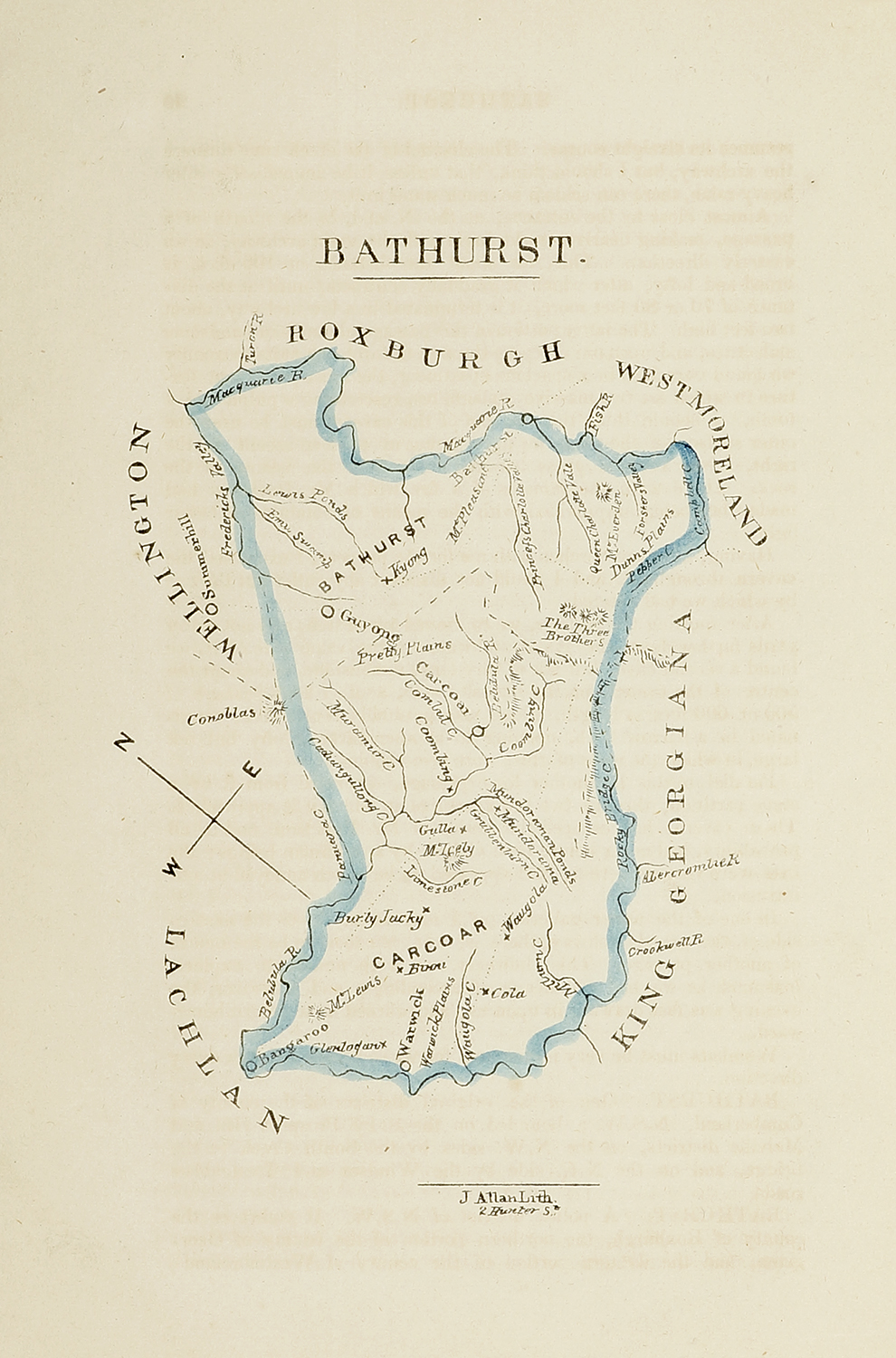 Bathurst. - Antique Print Map Room