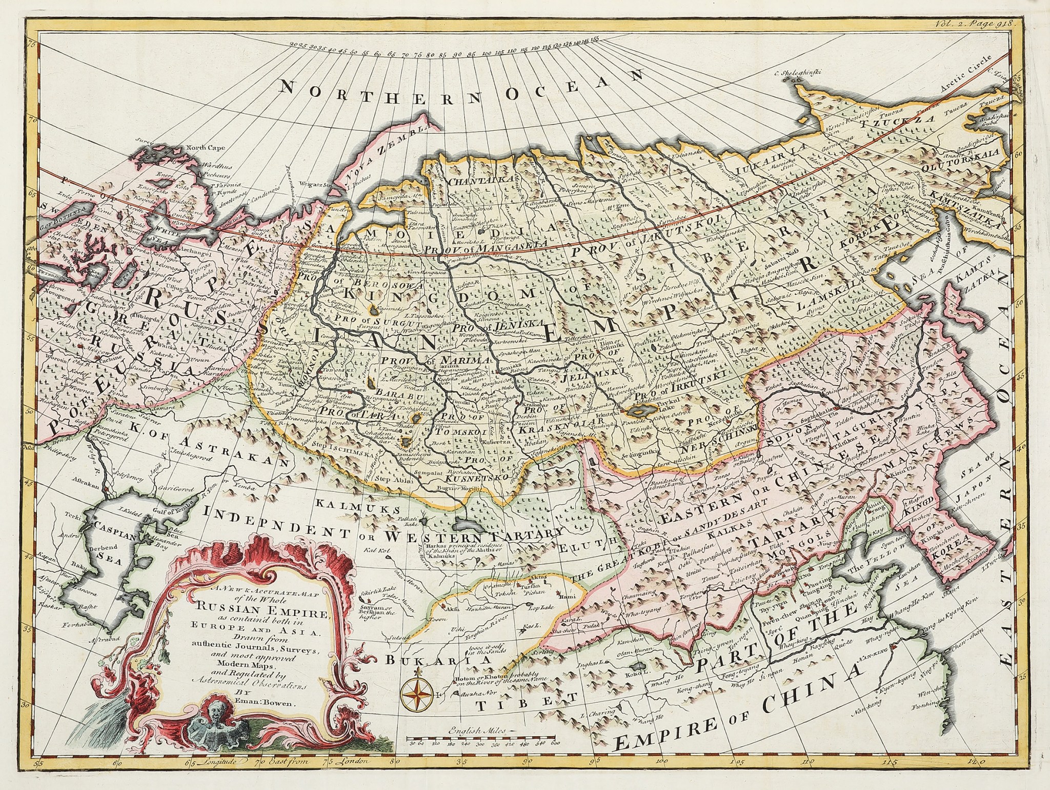 A New & Accurate Map of the Whole Russian Empire, as Contained both in ...