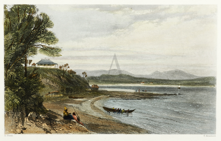 Broulee, New South Wales. - Antique Print Map Room