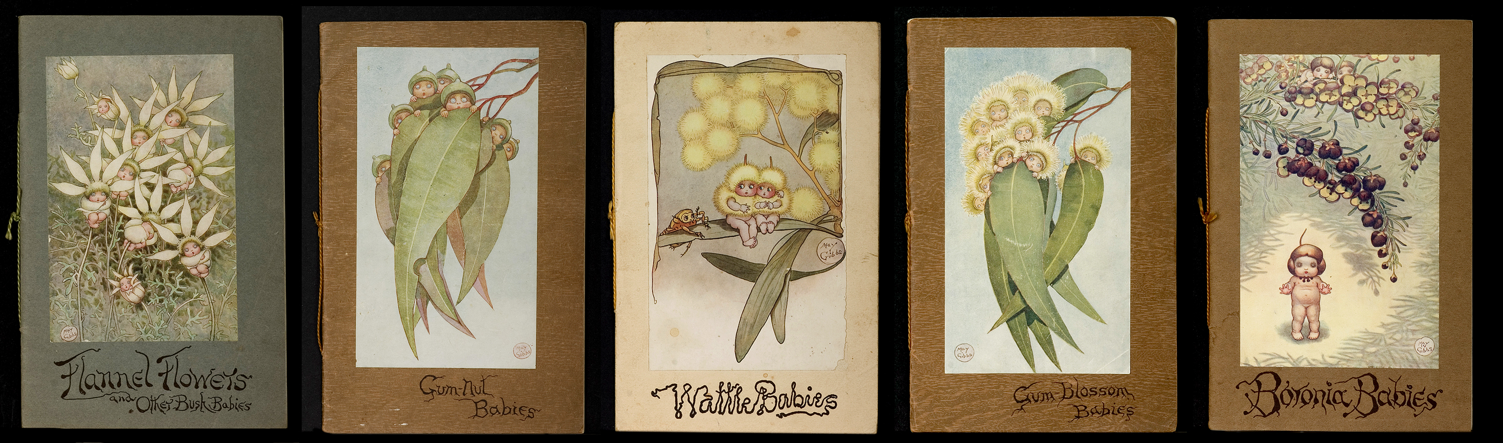 The complete series of May Gibb's Gumnut booklets. - Antique Print Map Room