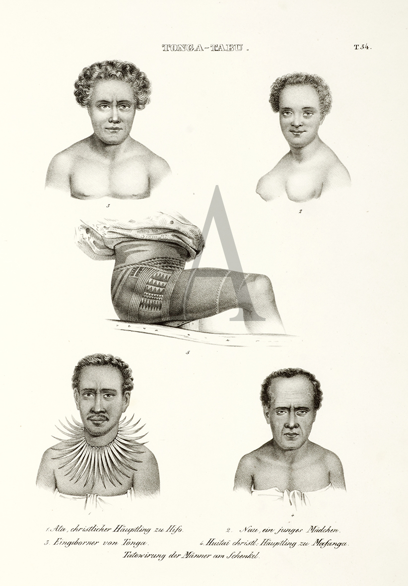 1.Ata, christlicher Hauptling zu Hifo. 2.Nau, ein junges Madchen. 3 ...