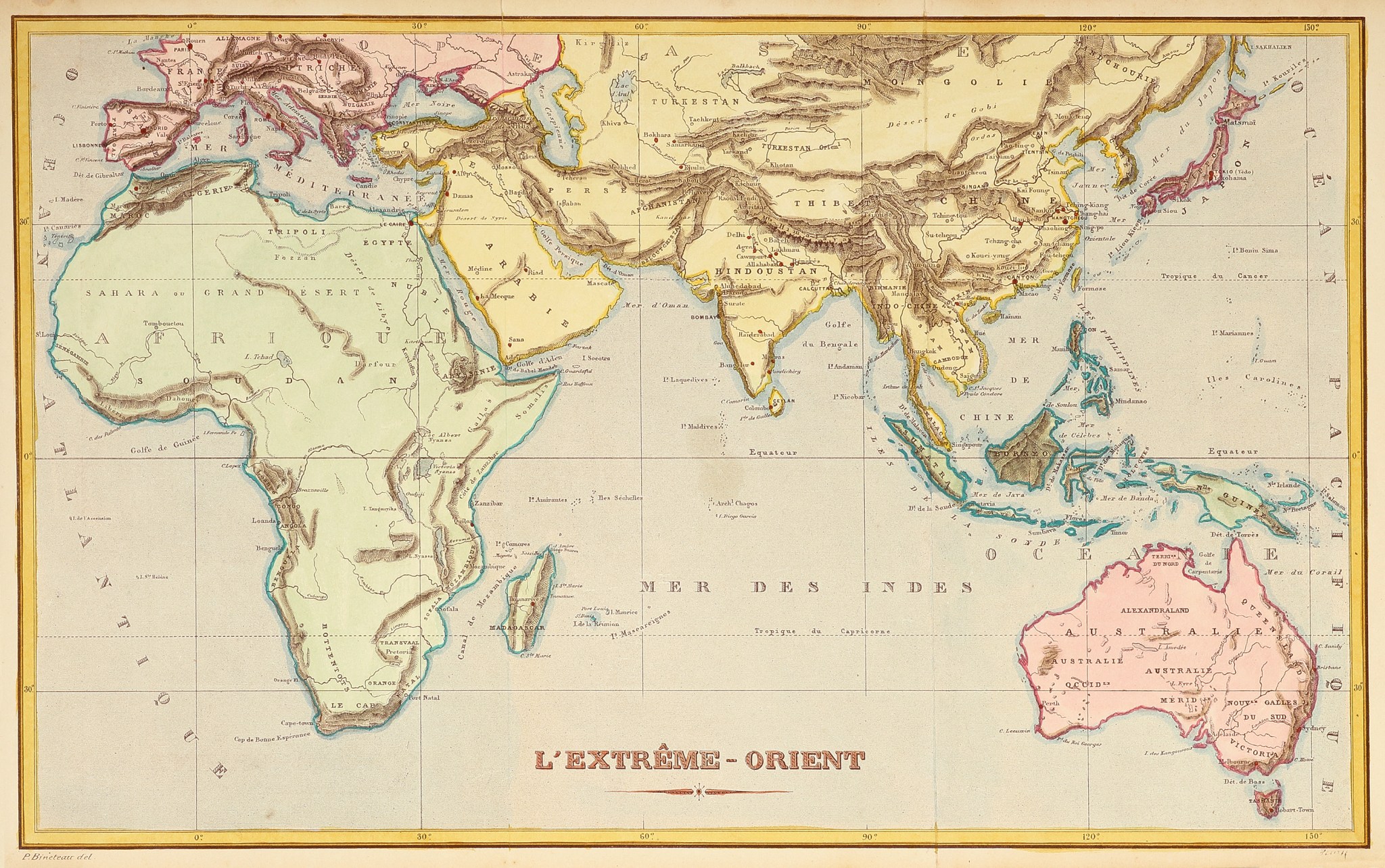 L'Extreme-Orient. - Antique Print Map Room