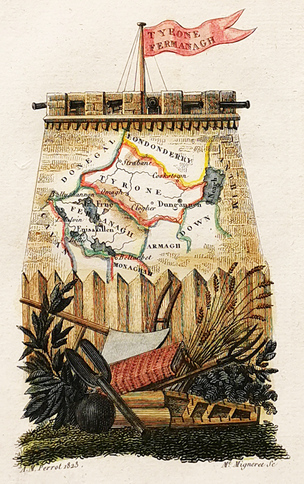 Tyrone Fermanagh - Antique Print Map Room