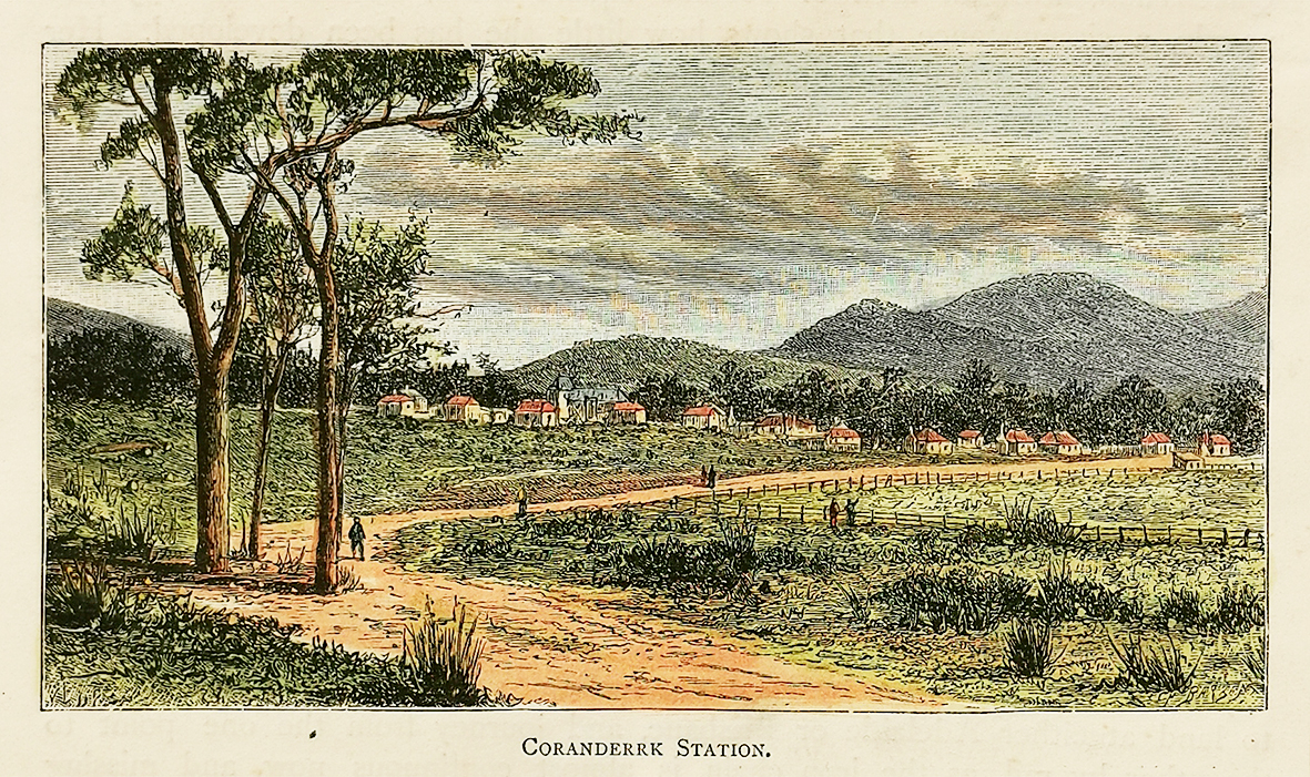 Coranderrk Station. - Antique Print Map Room