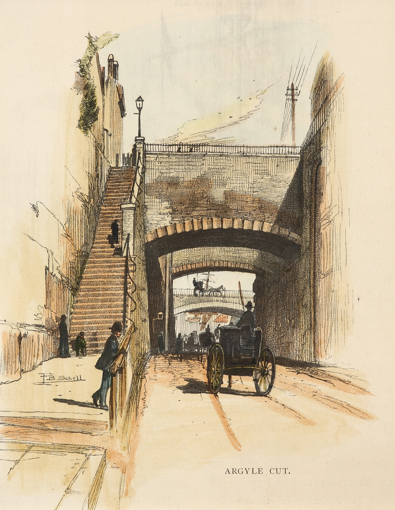 The Argyle Cut, Sydney. | Antique Print Map Room