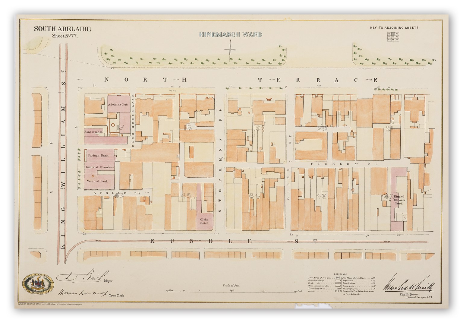 [North Terrace./King William Street/Rundle St.] South Adelaide Sheet No ...