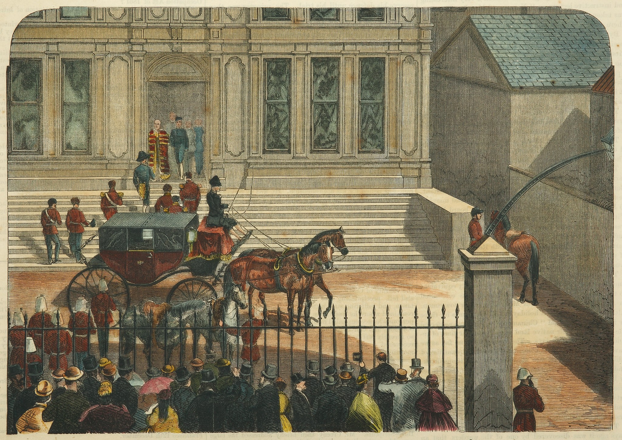 Opening of Parliament - Reception of His Excellency by the President ...