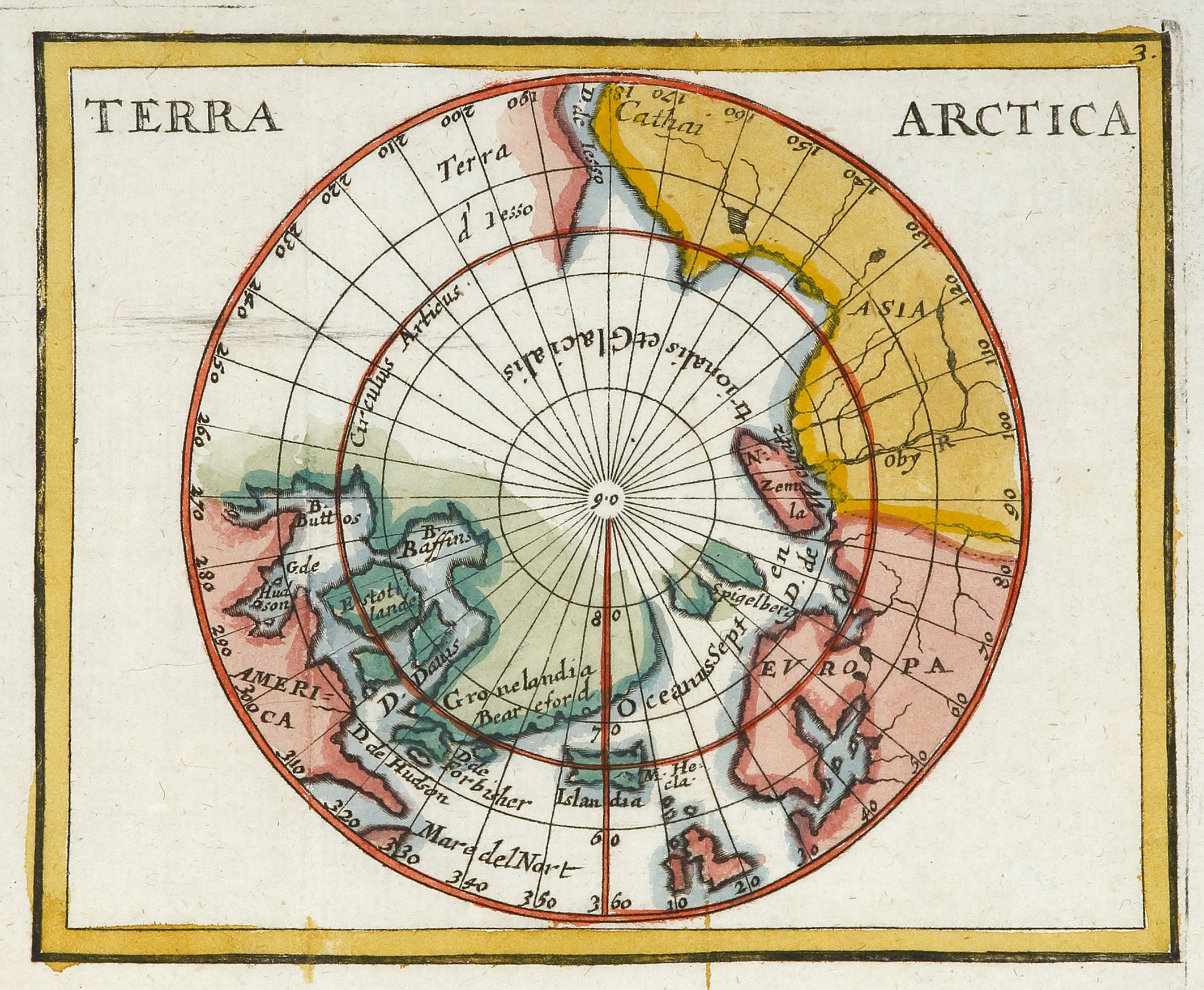 Terra Arctica. - Antique Print Map Room