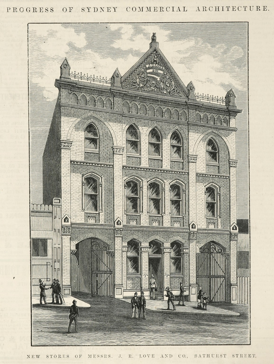 New Stores of Messrs. J.R.Love and co., Bathurst Street. - Antique ...