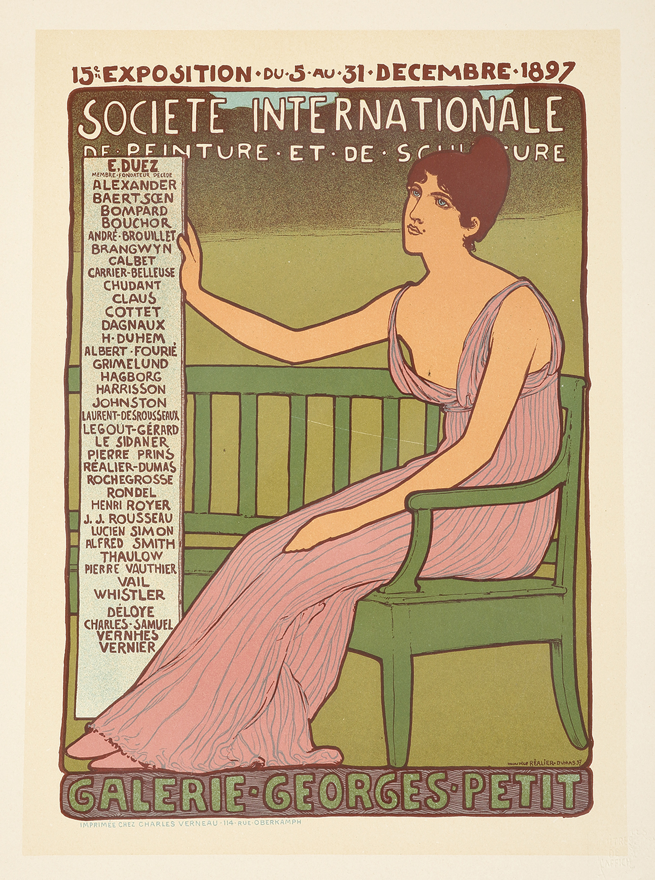 Galerie Georges Petit - Antique Print Map Room