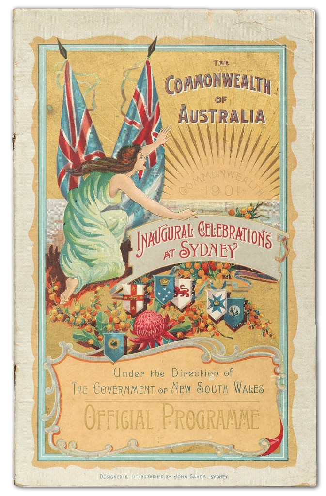 Souvenir of the Federation of Australia 1st January, 1901. - Antique ...