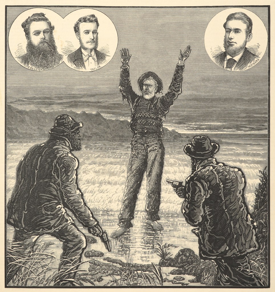 The capture of Weiberg, the gold robber: "I give up, I give up ...