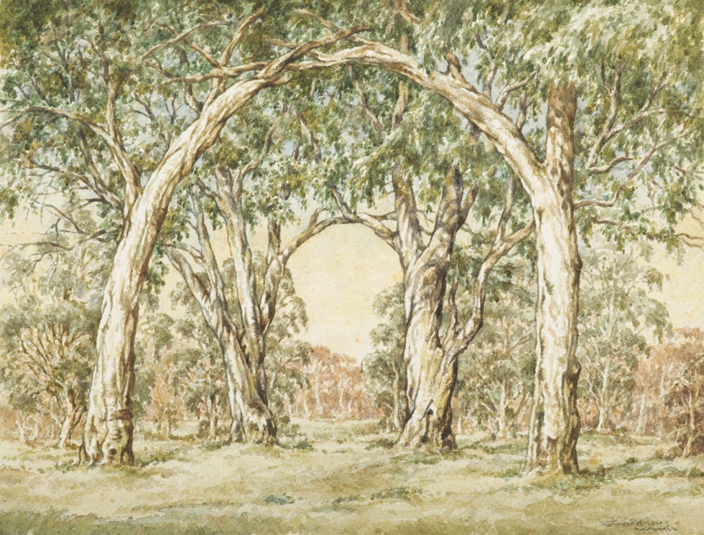 [Australian Gothic] - Antique Print Map Room