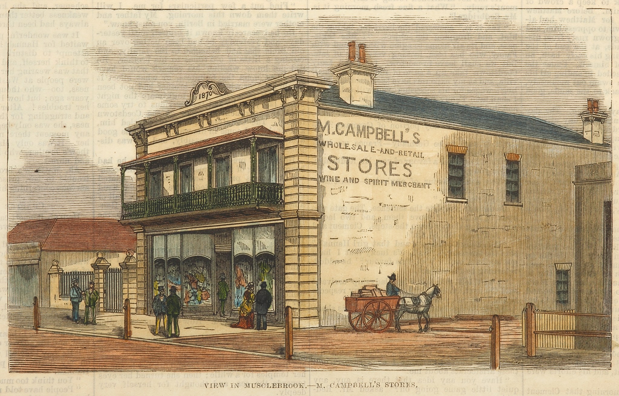 View in Musclebrook - M. Campbell's Stores.[Muswellbrook] - Antique ...