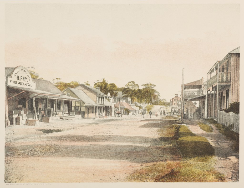 Main Street, Bulli N.S.W. - Antique Print Map Room