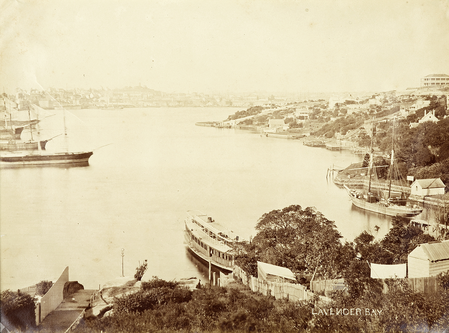 Lavender Bay - Antique Print Map Room