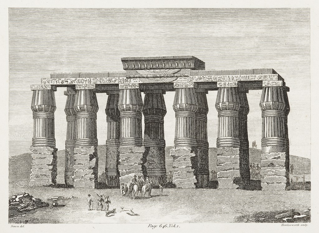 Ruins of the Temple of Hermopolis, one of the Antiquities of Upper ...
