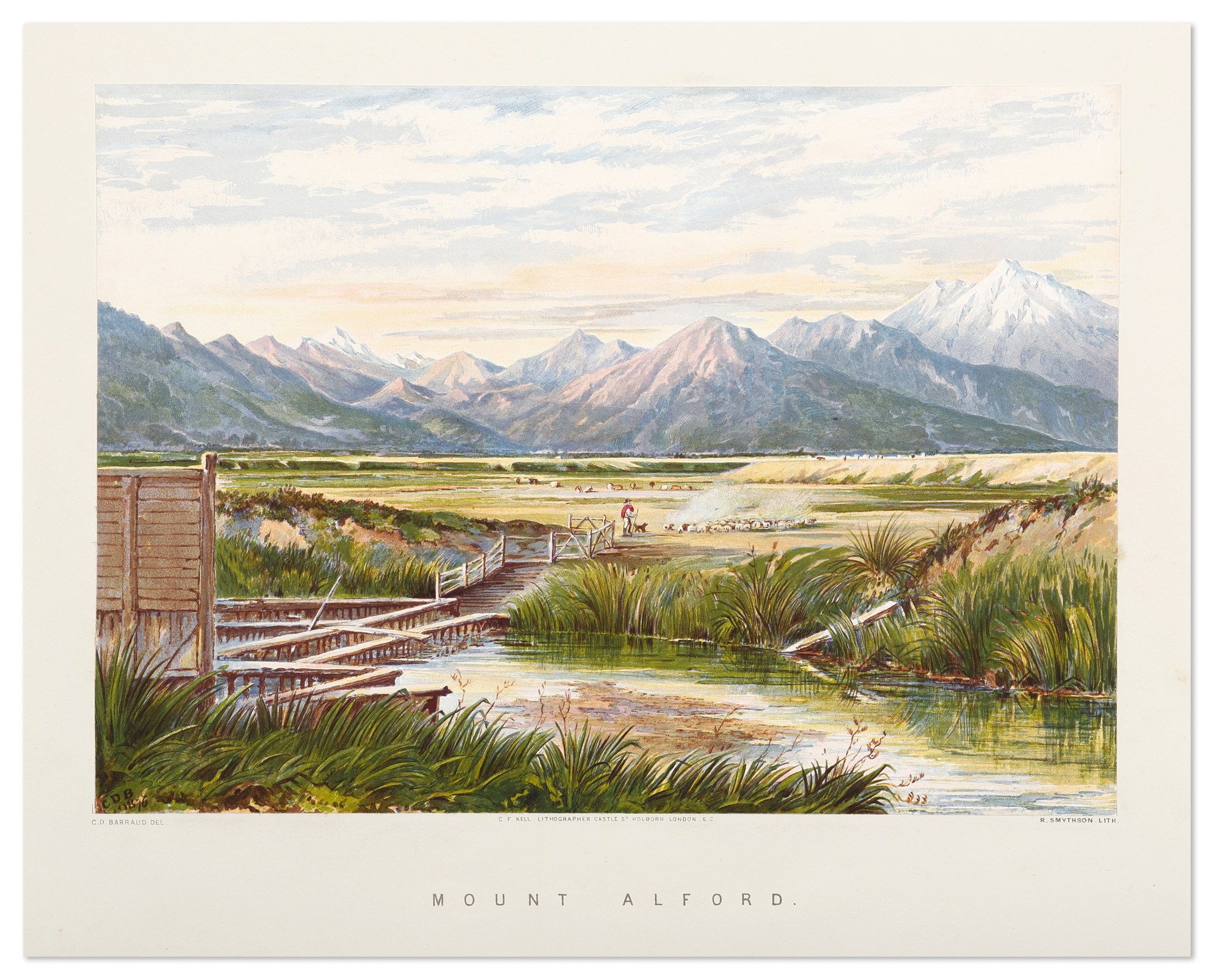 Mount Alford. - Antique Print Map Room