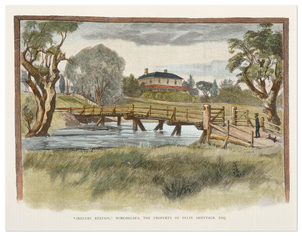 "Ingleby Station," Winchelsea, the Property of Felix Armytage, Esq ...