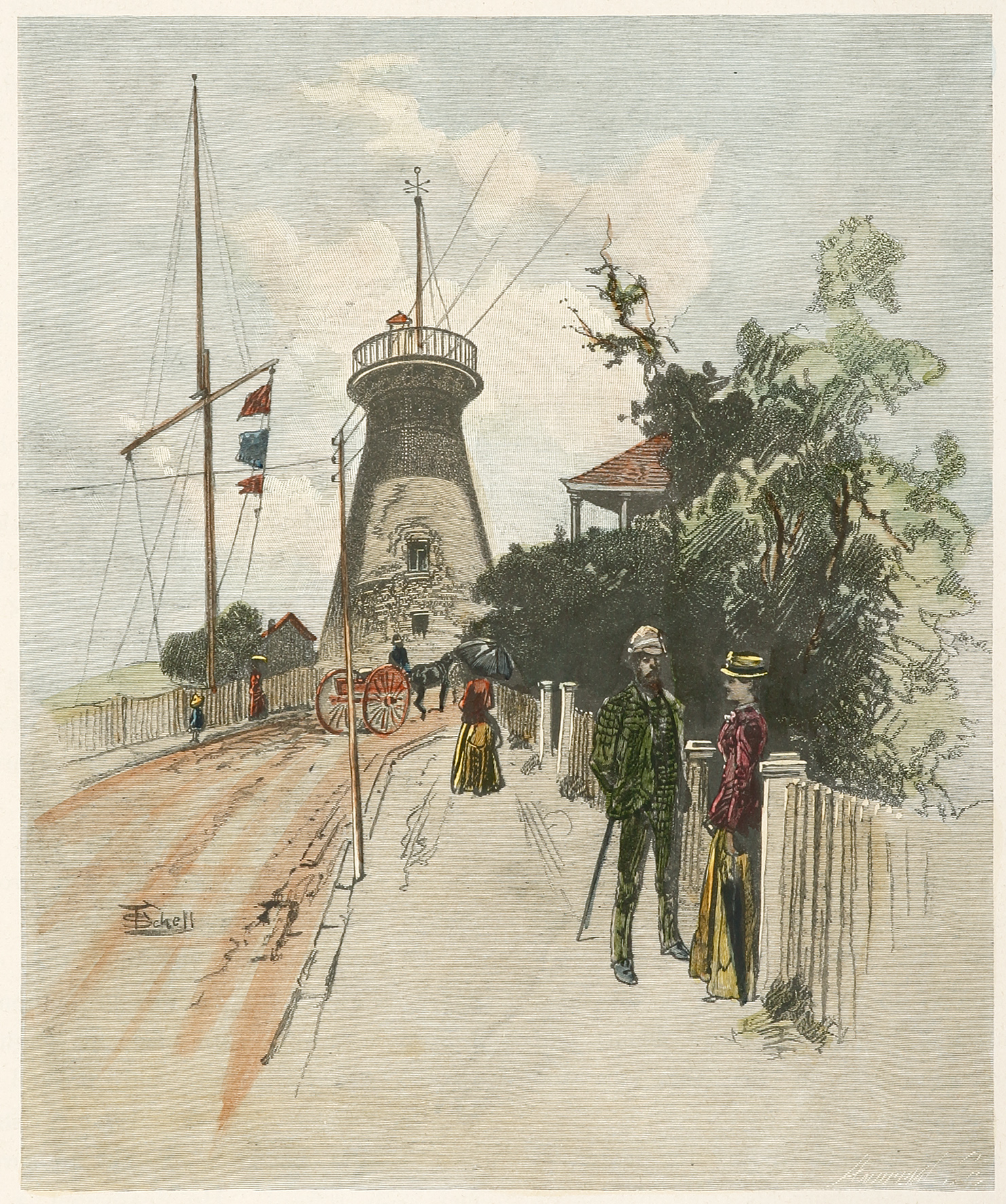 The Brisbane Observatory - Antique Print Map Room