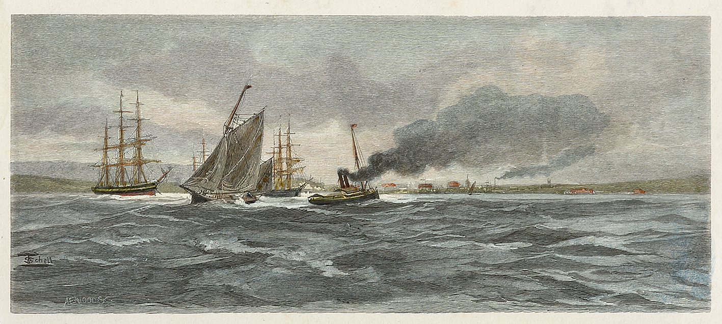 Geelong and Corio Bay. - Antique Print Map Room