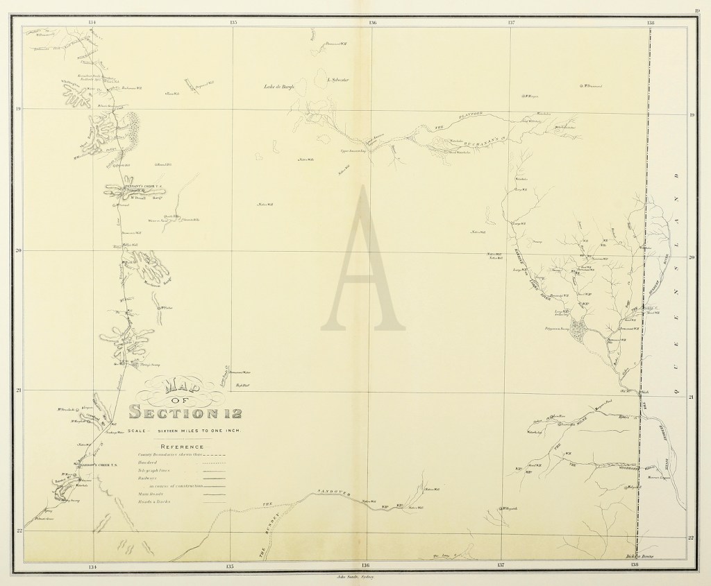Map of Section 12 | Antique Print Map Room
