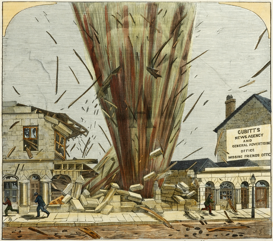 The Recent Nitro-glycerine Explosion in Bridge Street, Sydney ...