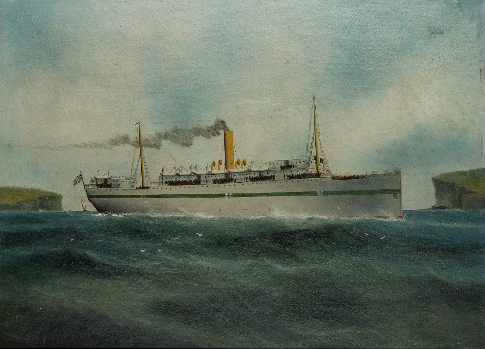 Untitled, "Australian Hospital ship Centaur". - Antique Print Map Room