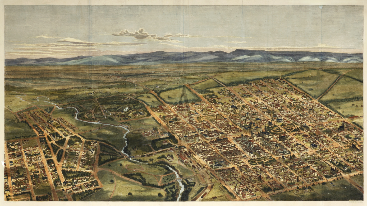 Adelaide | Antique Print Map Room