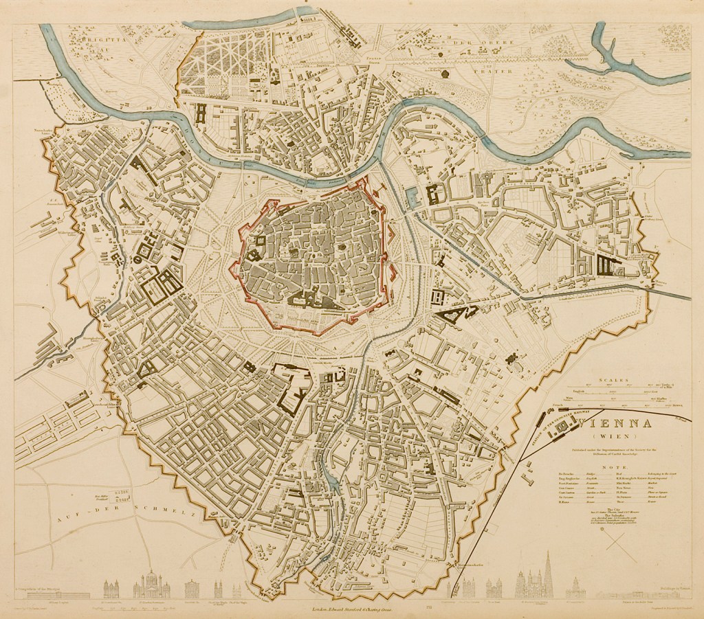 Vienna (Wien) | Antique Print Map Room