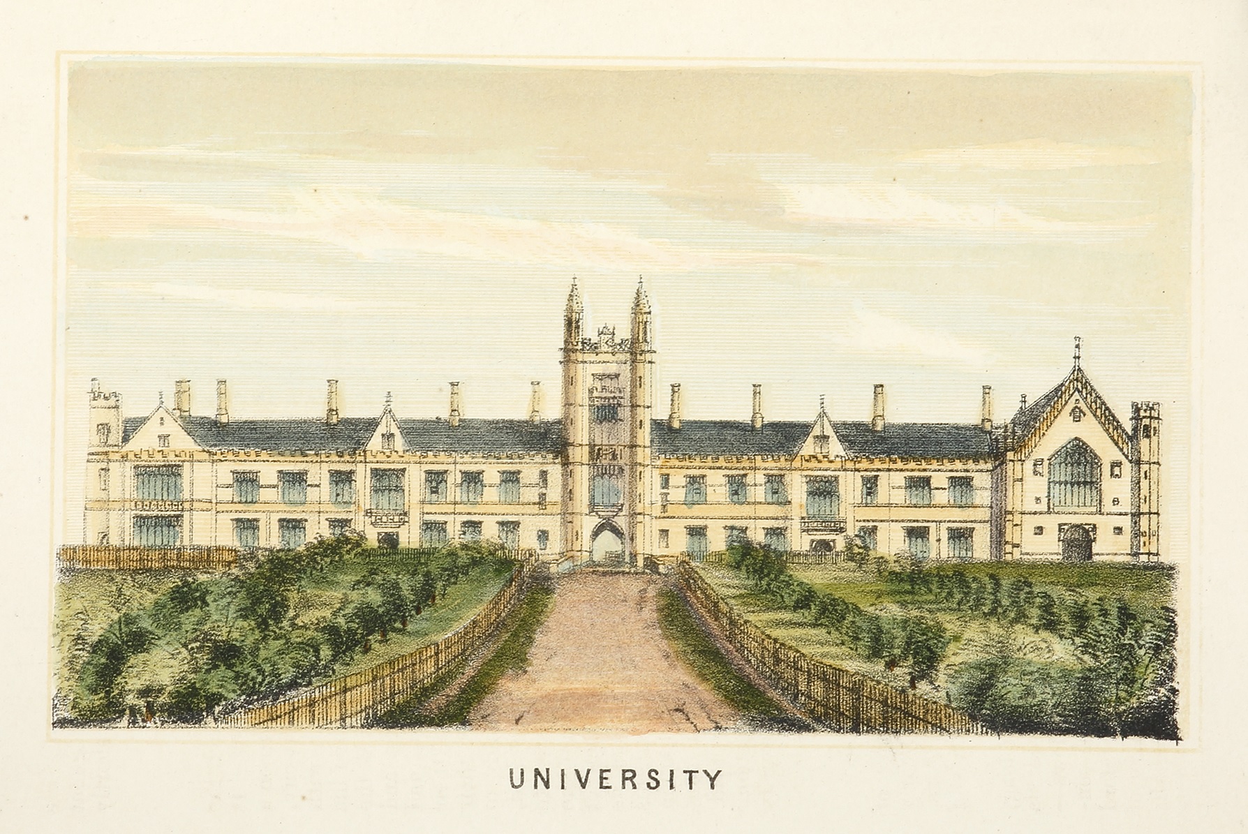 University - Antique Print Map Room