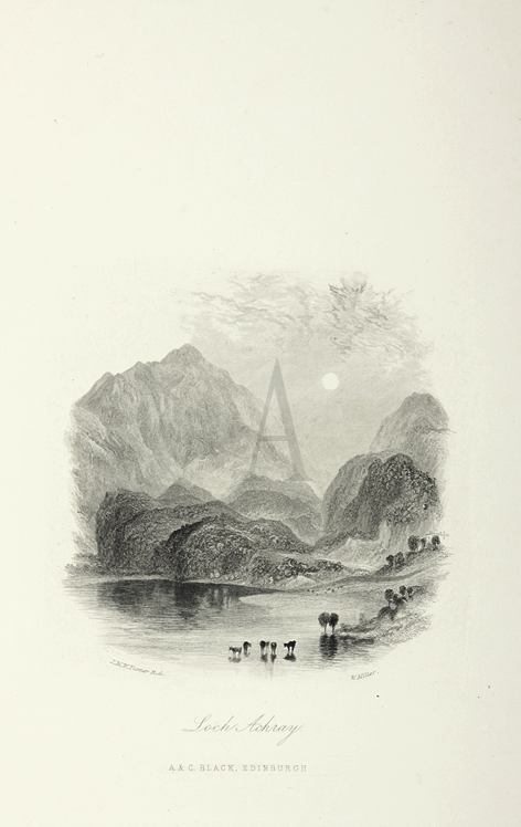 Loch Achray | Antique Print Map Room