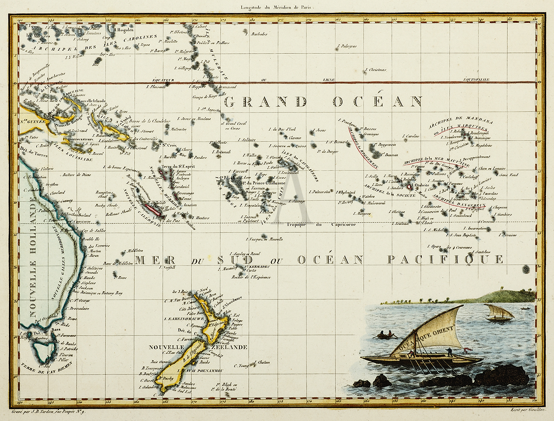 Oceanique | Antique Print Map Room