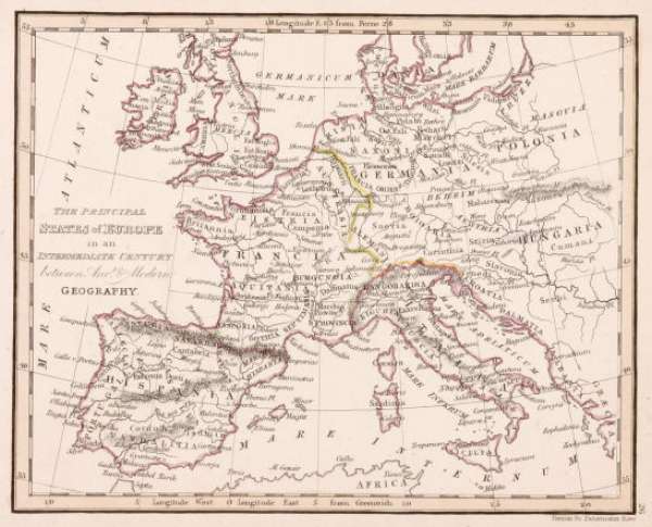 The Principal States of Europe in an Intermediate Century Between Anc ...