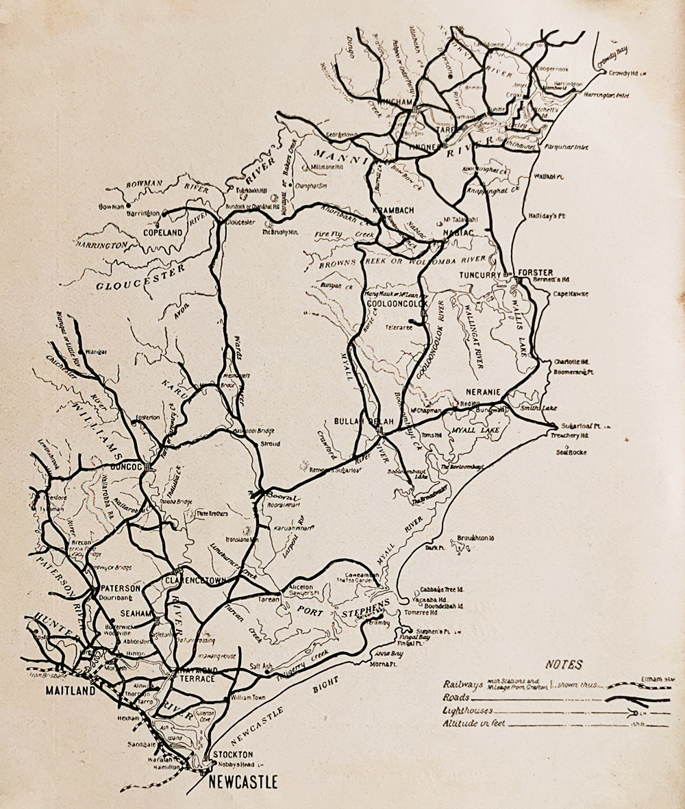 The Great..Lakes Route. Port Stephens, Myall Lakes, Smith's Lake ...