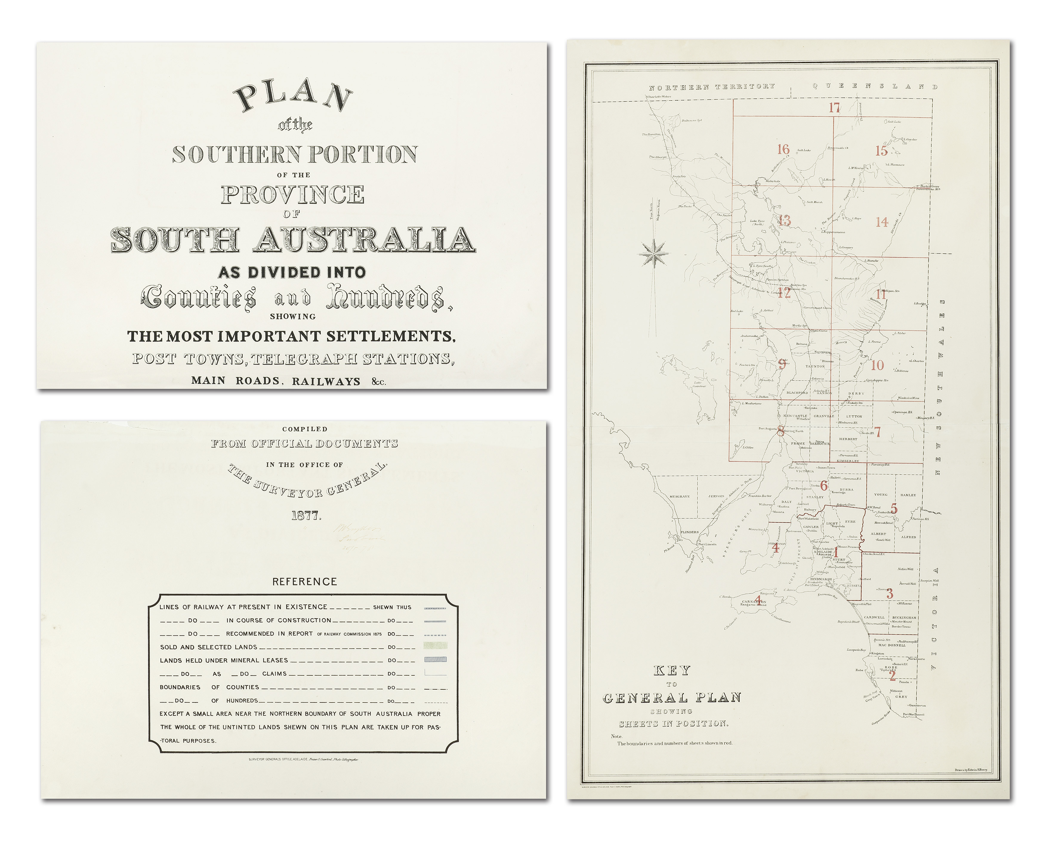 Sheet no. 7 [Mid North / Yunta] - Antique Print Map Room