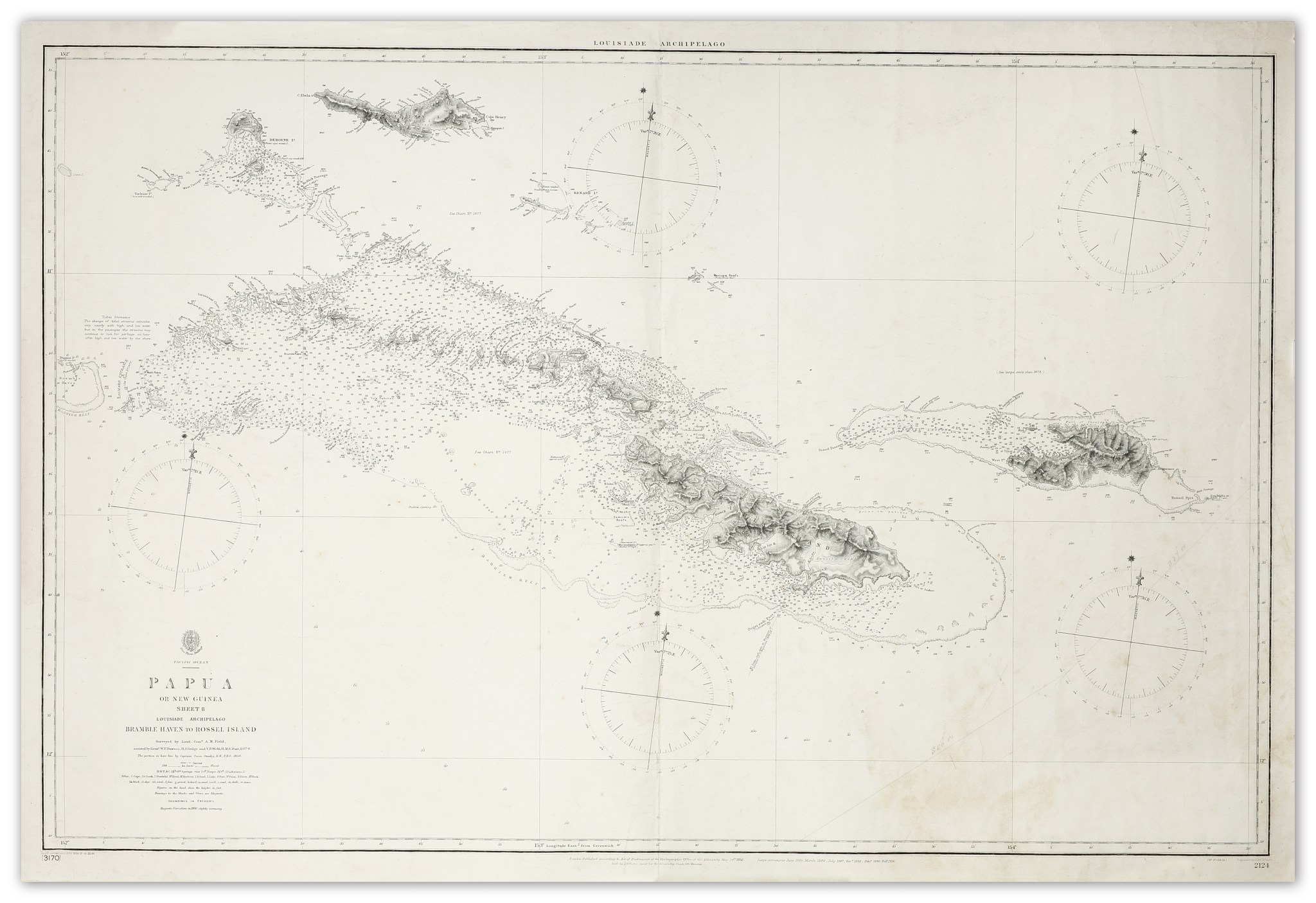 [PACIFIC-NEW GUINEA] Louisiade Archipelago Bramble Haven to Rossel ...