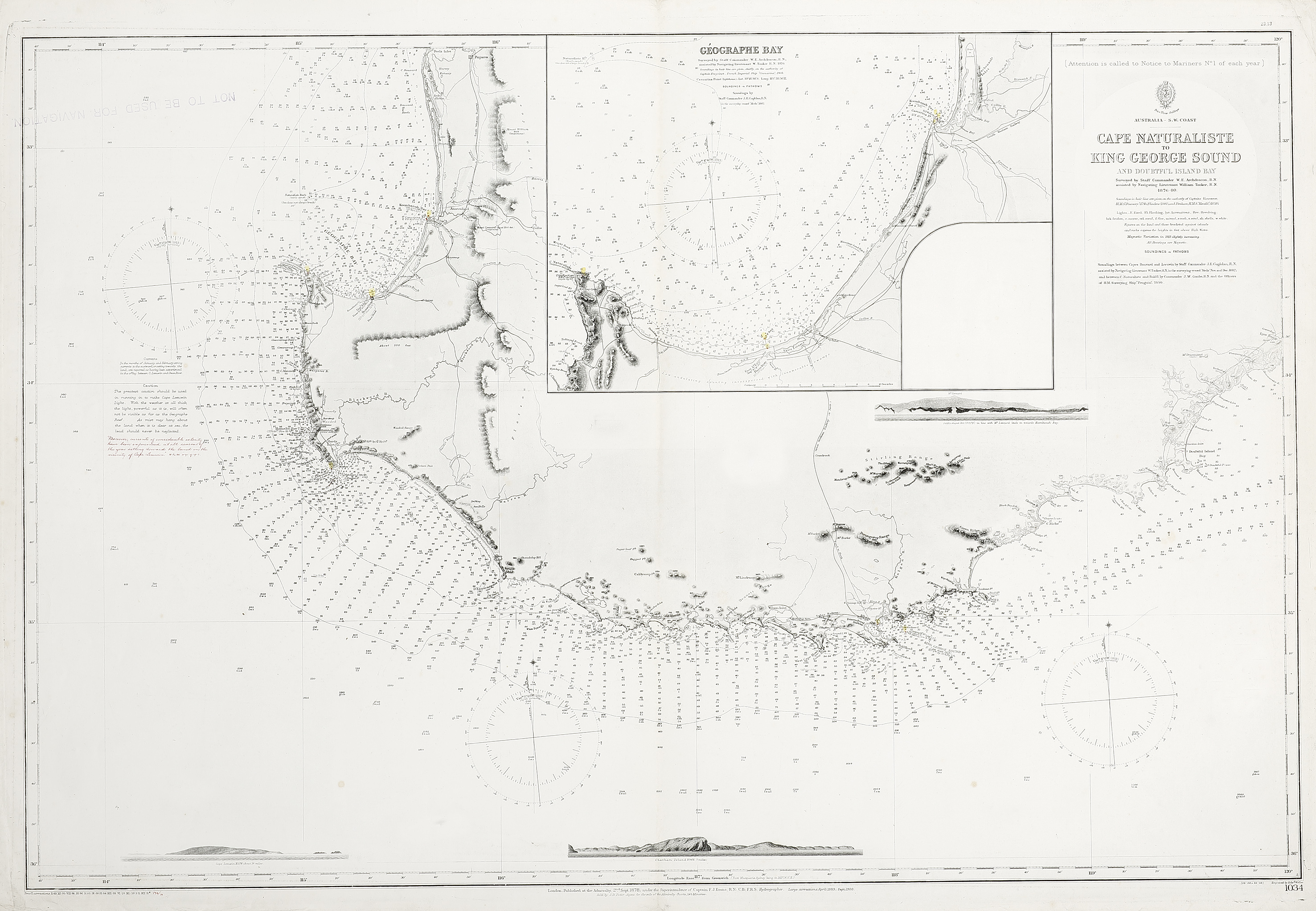 [AUSTRALIA-WA] Cape Naturaliste to King George Sound and Doubtful ...