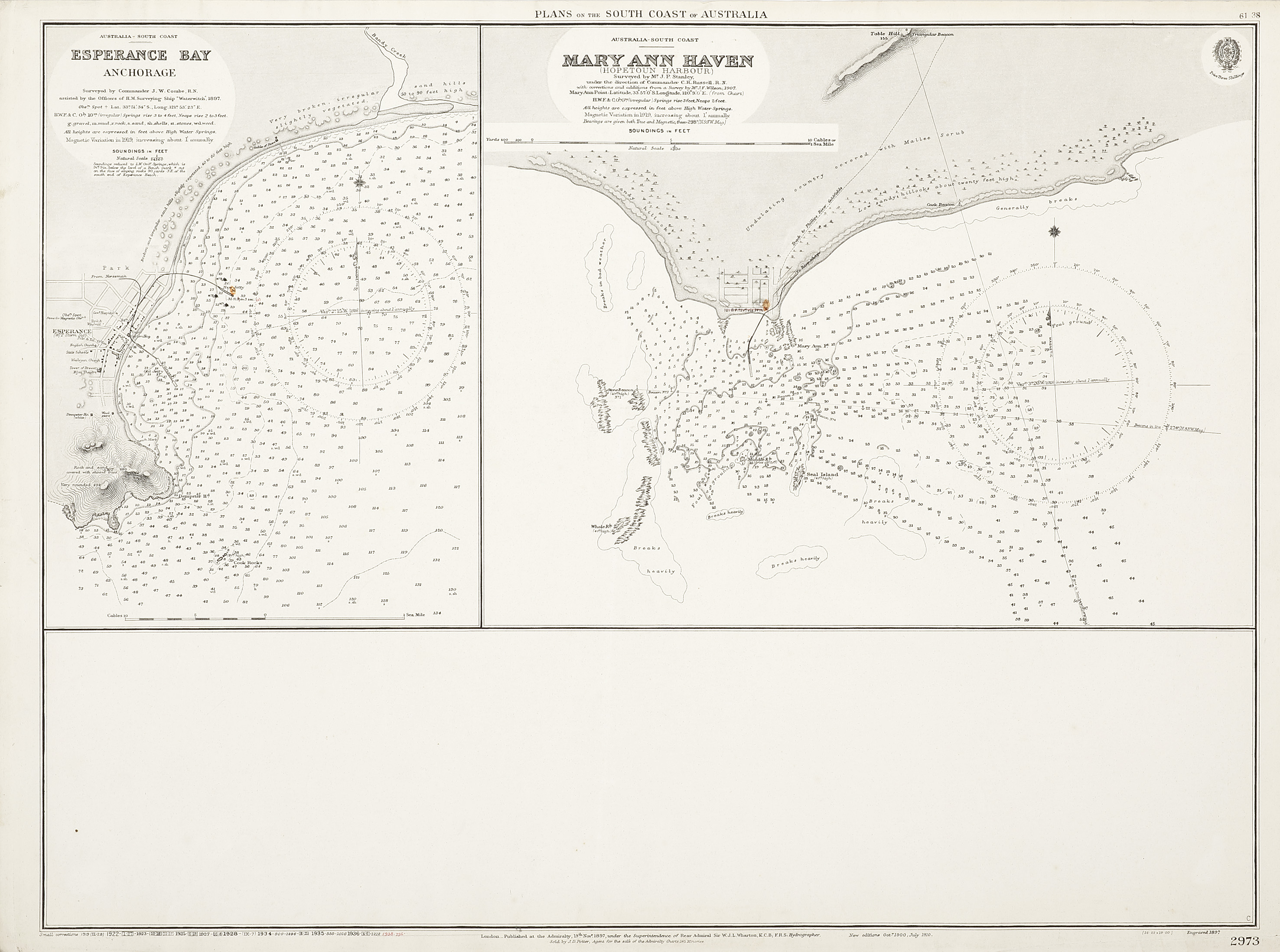 [AUSTRALIA-WA] Esperance Bay Anchorage / Mary Ann Haven (Hopetoun ...