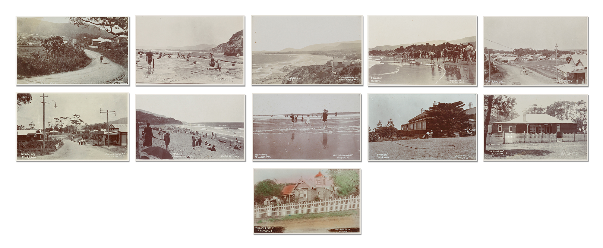 Thirroul - Antique Print Map Room