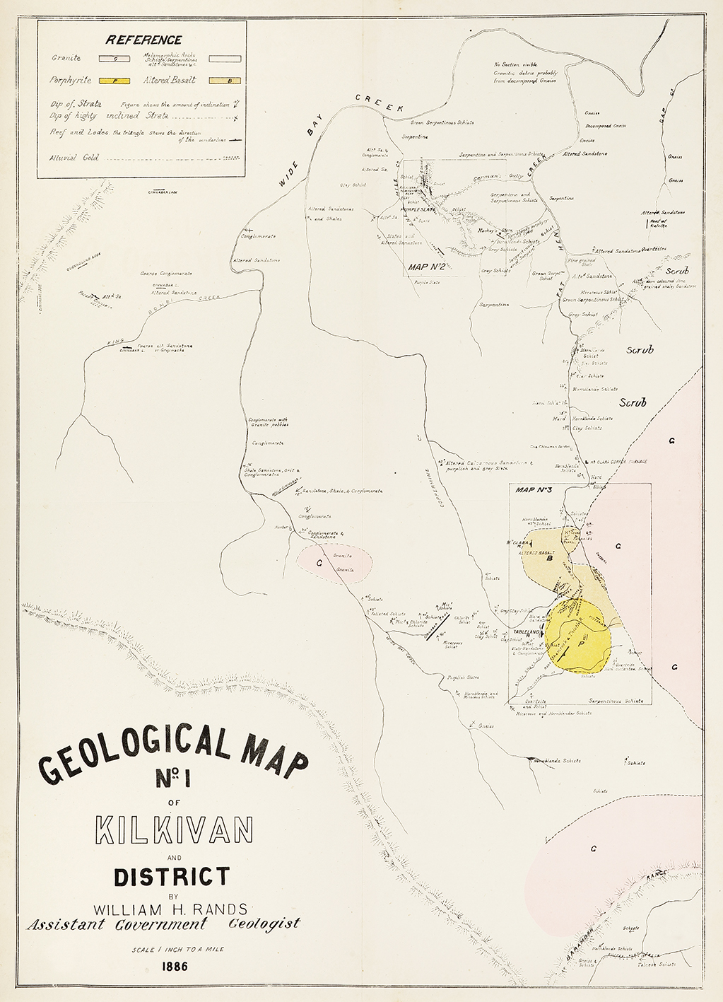 Geological Map No.1 of Kilkivan and District. Plan No.2 Kilkivan ...