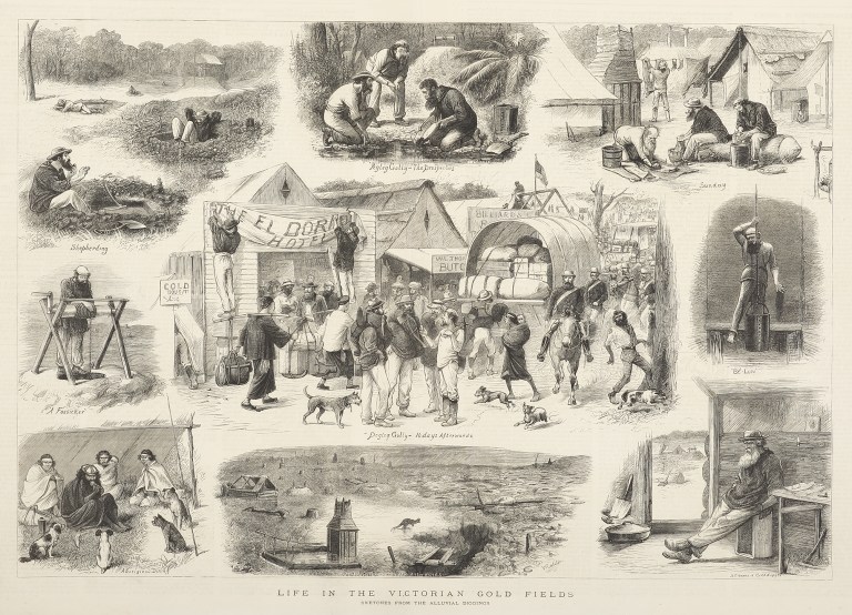 Life in the Victorian Gold Fields / Sketches from the Alluvial Diggings ...
