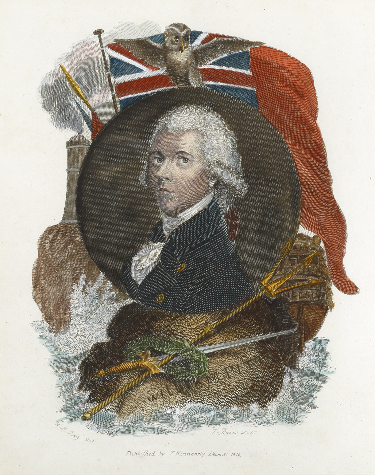 William Pitt - Antique Print Map Room