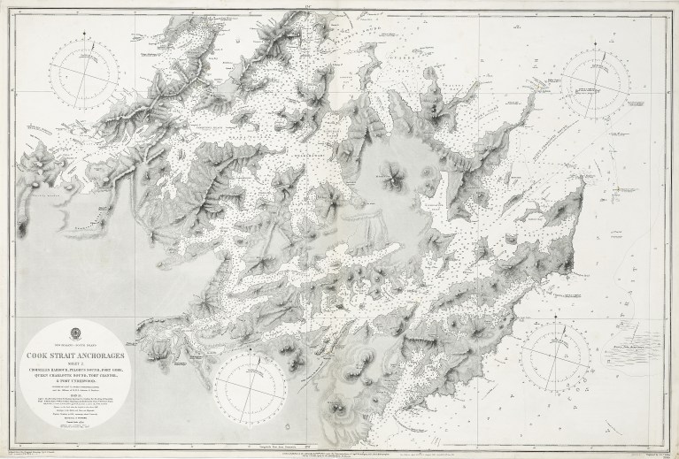 [NEW ZEALAND] Cook Strait Anchorages. Sheet 2. Croisilles Harbour ...