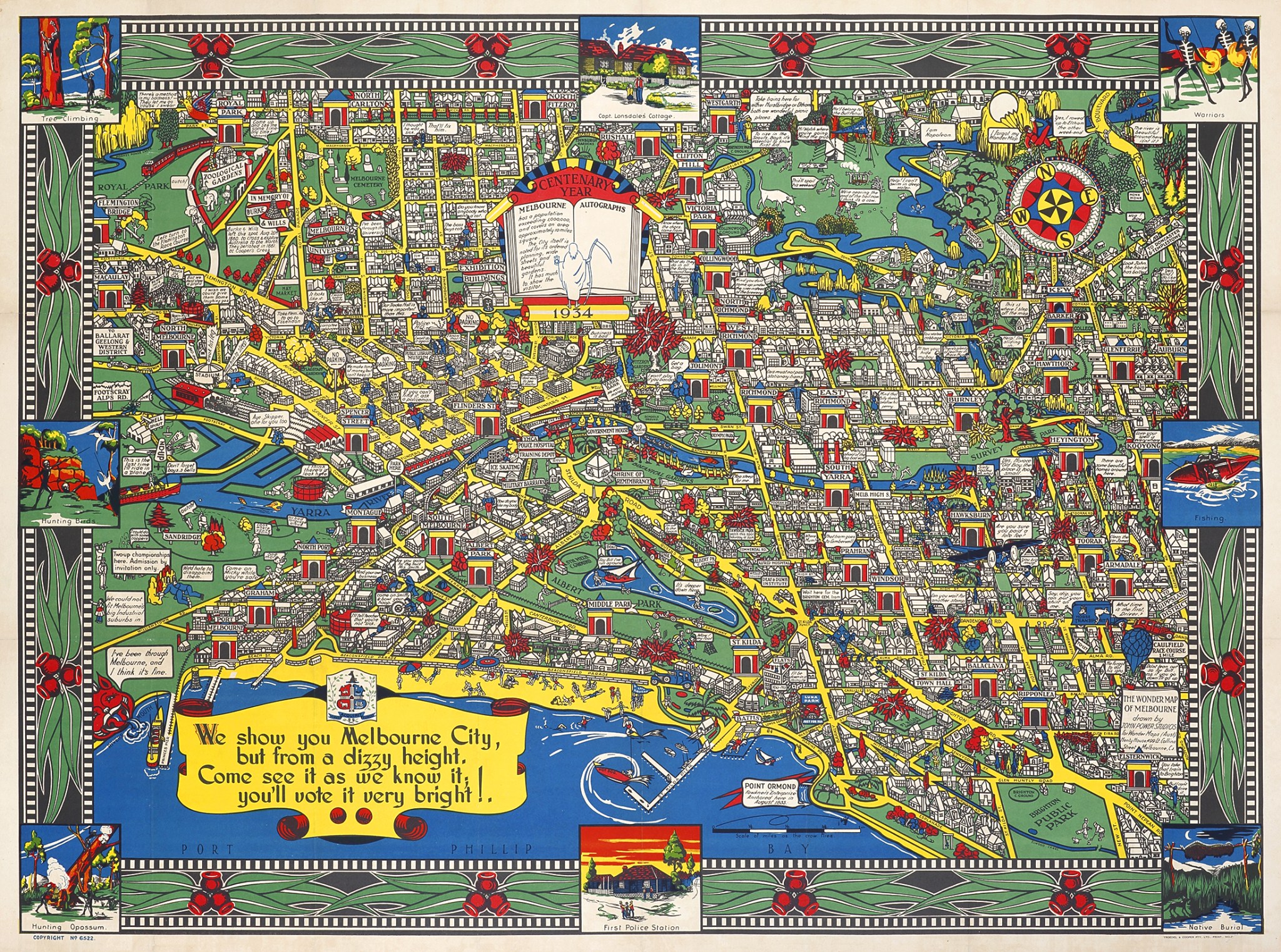 [The Wonder Map of Melbourne] We show you Melbourne City from a Dizzy ...