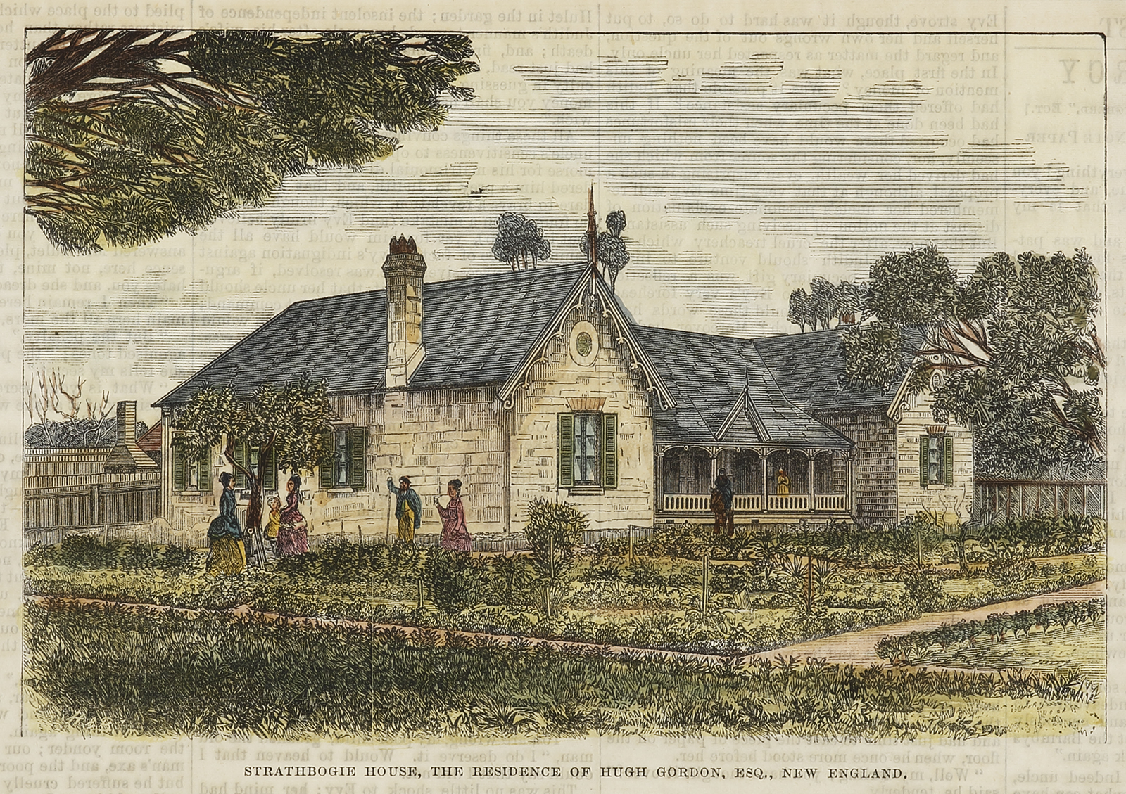Strathbogie House, the Residence of Hugh Gordon, Esq., New England ...