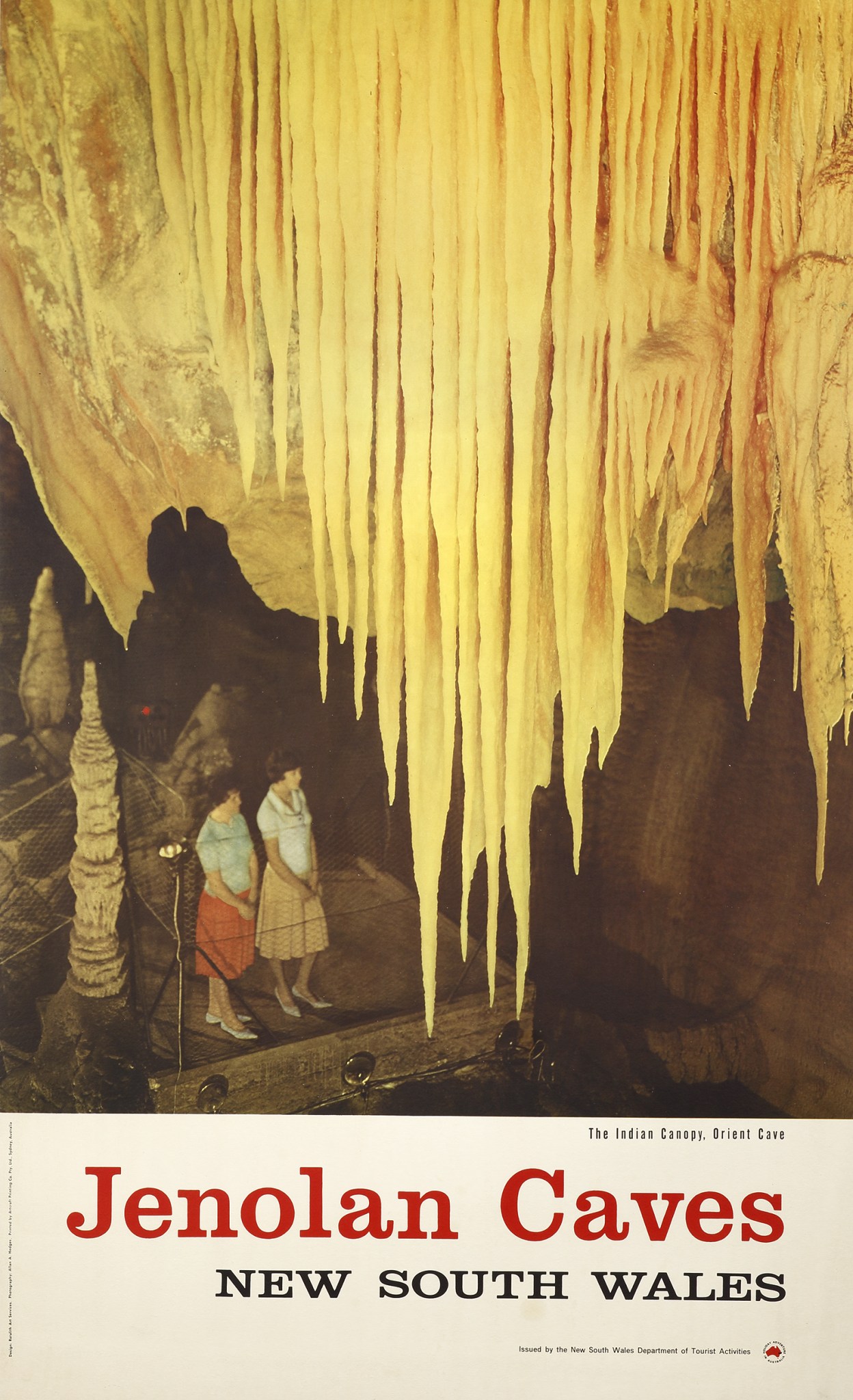 The Indian Canopy, Orient Cave. Jenolan Caves New South Wales ...